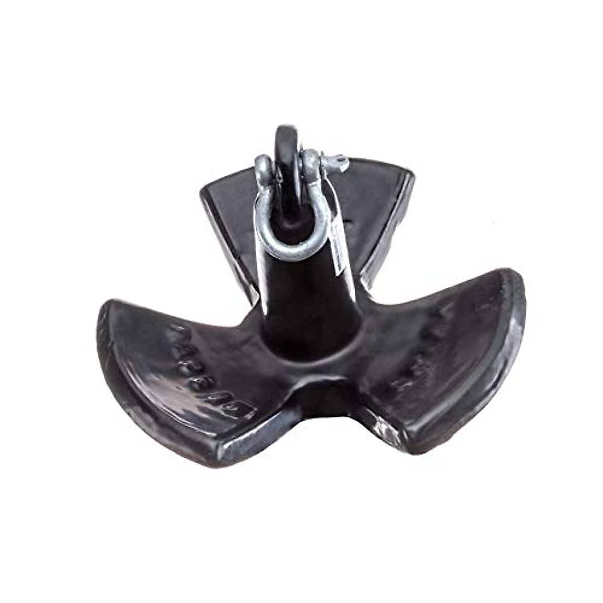 Seachoice River Anchor, Black Vinyl Coated Cast Iron, 20 Lbs.