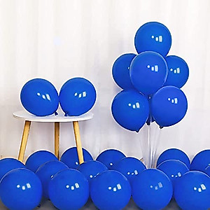 Royal Blue Party Balloons 12 inch 100 Pack for Birthday Graduation Wedding Baby Shower Anniversary Decorations