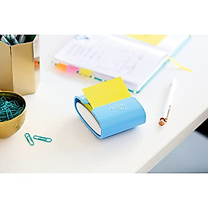 Post-it Pop-up Notes, 3x3 in, 3 Pads, America's #1 Favorite Sticky Notes, Floral Fantasy Collection, Bold Colors (Green, Yellow, Orange, Purple, Blue), Clean Removal, Recyclable (3301-3AU-FF)