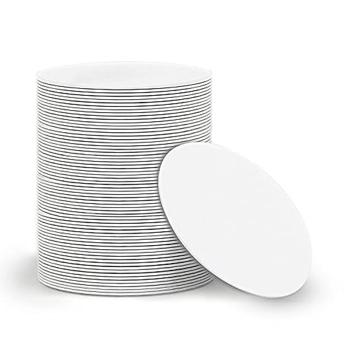 50pcs NFC Cards NFC Tags Ntag 215 NFC chip NFC 215 tag rewritable NFC Coin Cards，Compatible with Tagmo and NFC Enabled Mobile Phones and Devices, Round (25 mm/ 1 Inch)