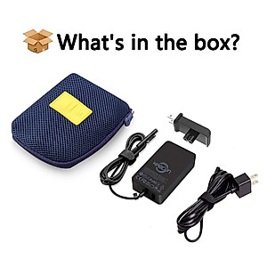 Charger for Microsoft Surface Laptop 6 5 4 go Studio 3 2 1, Surface Pro 10 9 8 X 7 6 5 4 3, Surface Go 3 2 1, Surface Book 2 1, 65W Power Adapter with Travel case and 11.2FT Cord