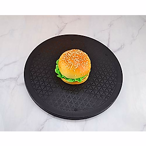 SAMYO Multi-use Heavy Duty 360° Rotating Swivel Stand Turntable with Steel Ball Bearings for Big Screen TV Computer Monitor Lazy Susan (12 Inches)