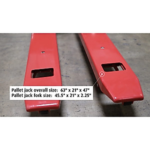 SellEton SL-5000-E-Narrow Pallet Jack Scale for European Pallet or Smaller pallets | 5000 lb x 1 lb