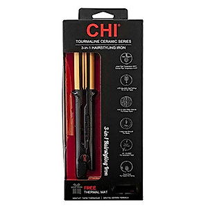 CHI Tourmaline Ceramic 3-in-1 Styling Iron, 1"