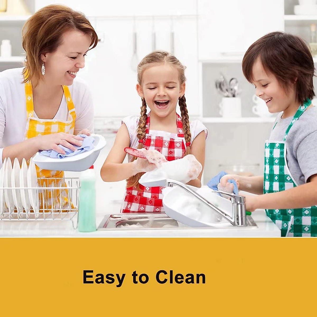 Small Ceramic Baking Dish Pan, 9 x 6inches Mini Casserole Dishes with Handles, Rectangular Baking Pans Nonstick Porcelain Bakeware Set Dish Set for Oven Cooking, 2-Piece, White