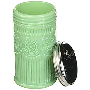 Tablecraft Sugar Shaker with Stainless Steel Top, 3.0625" x 5.75", Green
