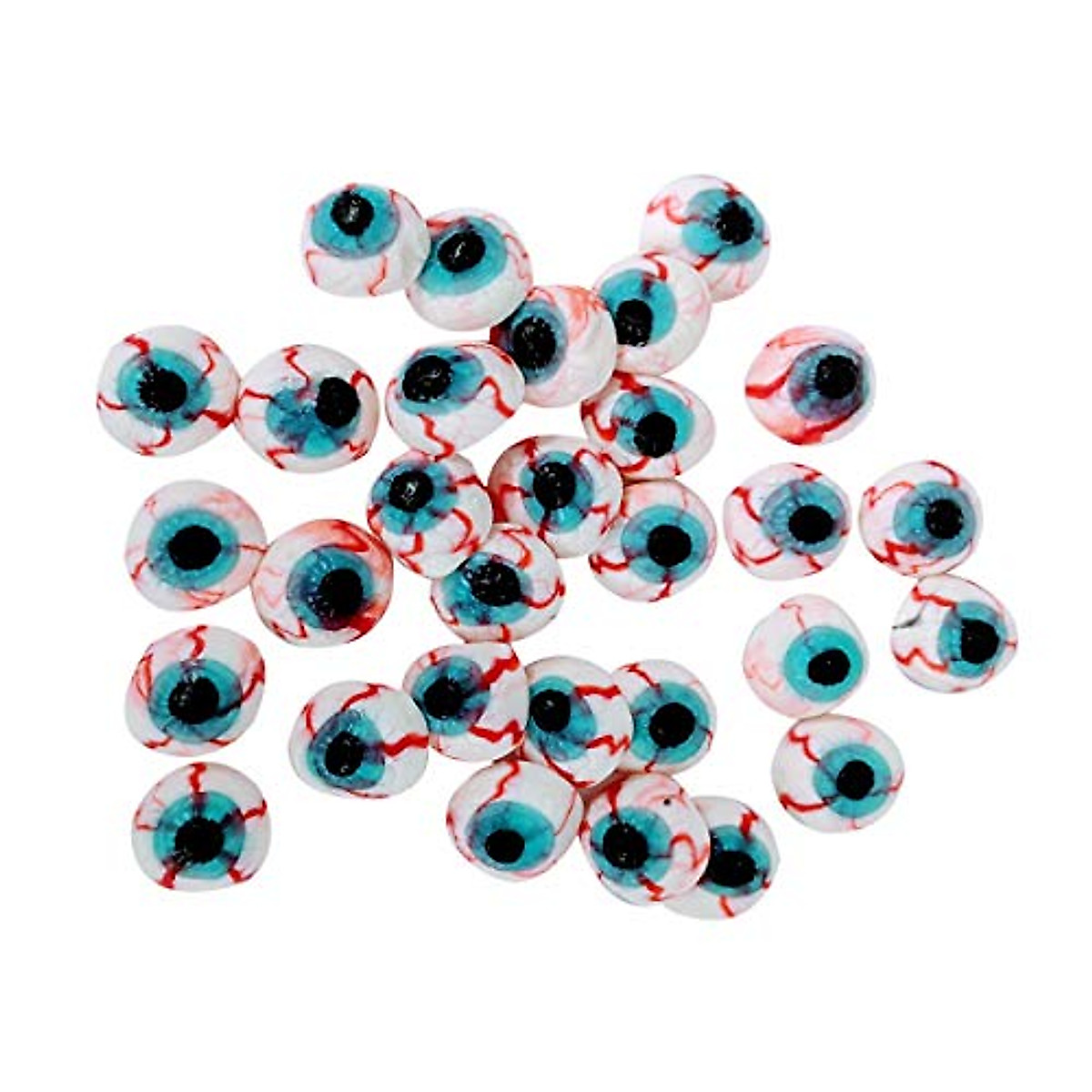 Gummy Eyeballs - 5 LB Resealable Stand Up Candy Bag - Halloween Themed Bloody Eyeball Gummies - Scary Novelty Candy for Trick or Treaters and Party Favor Bags