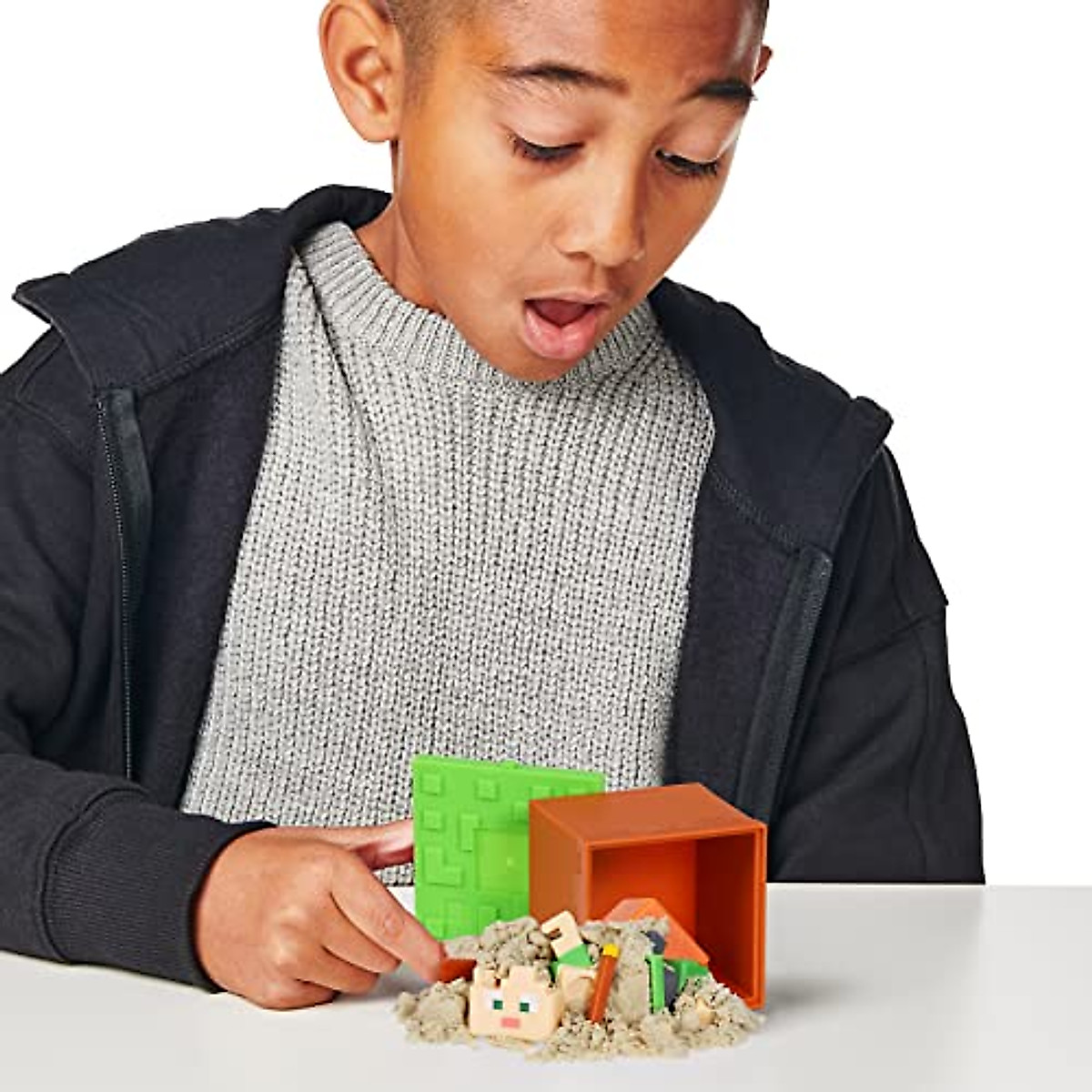 Treasure X Minecraft. Mine, Discover & Craft with 10 Levels of Adventure & 12 Mine & Craft Characters to Collect. Will You find The Real Gold Dipped Treasure?