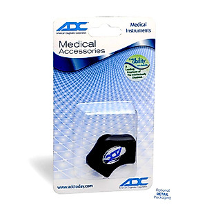 ADC 697BK Premium Stethoscope Id Tag, Black, Adult