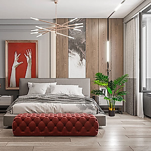 kutuuhome Fake Plants Artificial Monstera Deliciosa Plant Fake Tropical Palm Tree Perfect Faux Swiss Cheese Plant for Home Garden Office Store Decoration (2, 43 Inch)