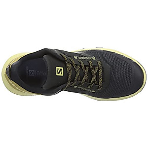 Salomon Men's OUTPULSE Hiking Shoes for Men, Black/Leek Green/Poppy Red, 11