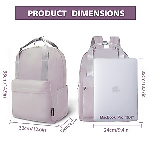 ZOMAKE Backpack with Laptop Compartment for Girls Women, College, School, Work&Travel Waterptoof Bag