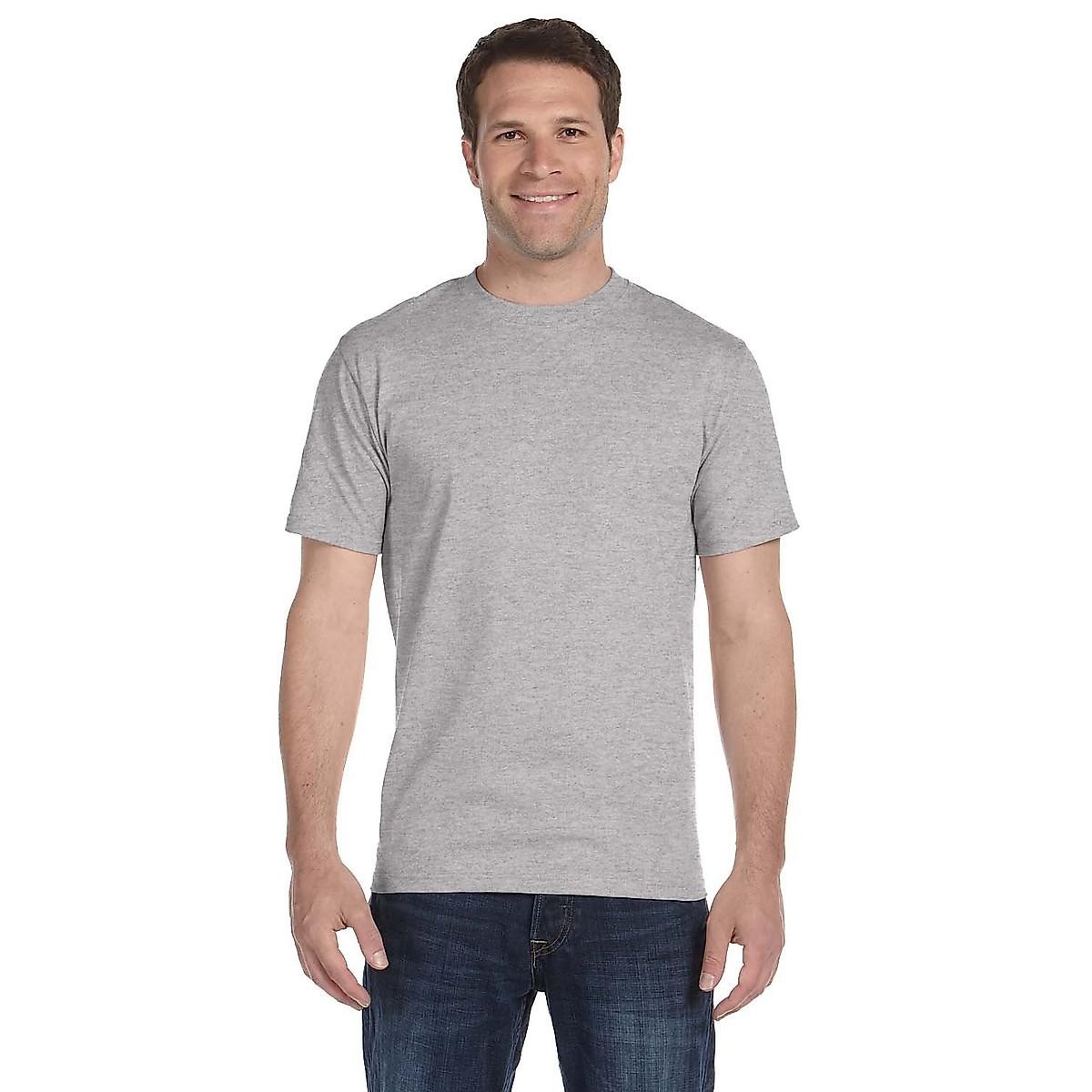 Hanes Men's Beefy-T Tall T-Shirt_Light Steel_Xtra Tall