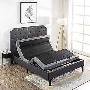 Mellow Genie 500 - Adjustable Bed Base, Unique Added Head Tilt, Wireless Remote Control, 5 Minute Tool-Free Assembly, Dual USB Charging Ports, Queen