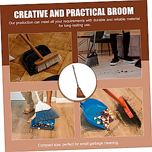 CHILDWEET Creative Hand Made Broom for Kids Educational Toy Dust Removing Broom Natural Straw Broom for Indoor Sweeping Childrens Cleaning Broom