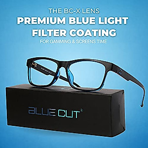Blue Light Blocking Glasses- Anti Fatigue Blue Light Computer and Digital Eyestrain Gaming Glasses Powerful Blocker Prevent Headaches Video Gamer Glasses