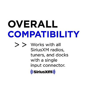 SiriusXM NGVA3 Magnetic Antenna Mount for Your Vehicle, Black