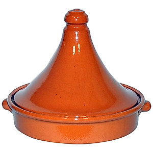 Amazing Cookware SB129 Natural Terracotta 20cm Tagine, Brown