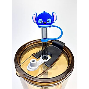 20Pcs Reusable Themed Party Straw Cap Silicone Reusable Drinking Straw Cover Lids Dust-Proof Straw Plugs for Straw Tips for Home Kitchen Accessories Party Decoration Funy Gifts