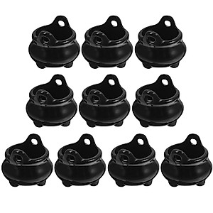 10pcs Miniature Witch Cauldron Model Halloween Cauldron Kettles Dollhouse Decor Party Favors Candy Holder Witch Props