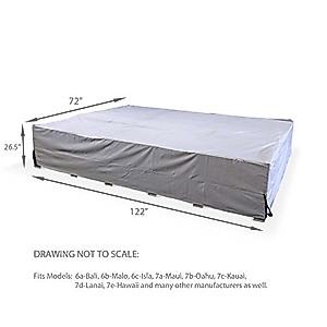 Urban Furnishing Premium Outdoor Patio Furniture Cover (10.2' x 6.0' x 2.3')