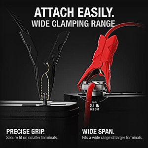 NOCO GBC003 Boost HD Precision Battery Clamps for GB20, GB40, GB50, and GBX45 UltraSafe Lithium Jump Starters