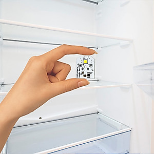 WISINY WR55X11132 Refrigerator LED Light for GE WR55X25754 Refrigerator Light Board,No Cover Only LED PCB Board Replace WR55X30602 WR55X26486 PS4704284 3033142 EAP12172918