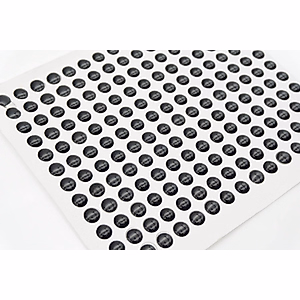 Fishing Lure Eye 3D Soft Solid Black Eye Fishing Eyes Holographic Lure Eyes Making Fly Tying Fake Fish Eyes DIY Lifelike Realistic Artificial Holographic Fake Eyes All Black 6MM-310pcs