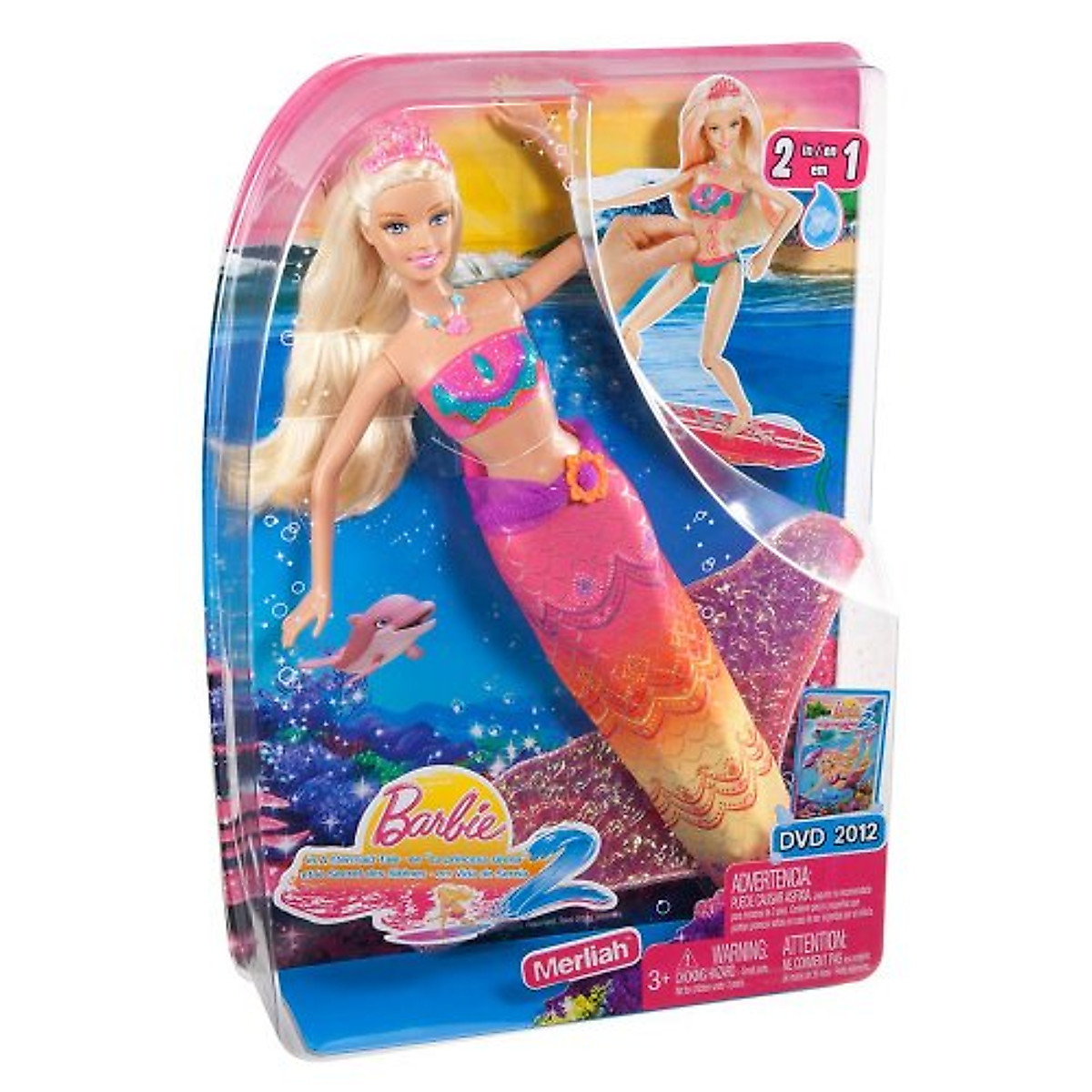 Barbie in A Mermaid Tale 2 Merliah Transforming Doll