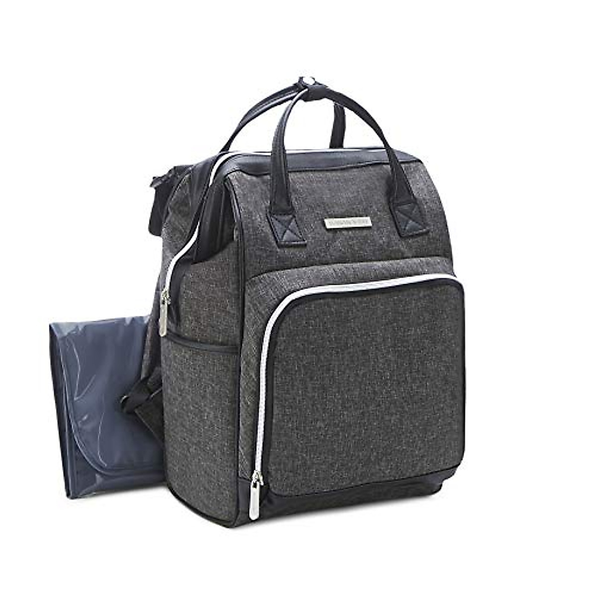 Bananafish Midi Diaper Backpack, Black