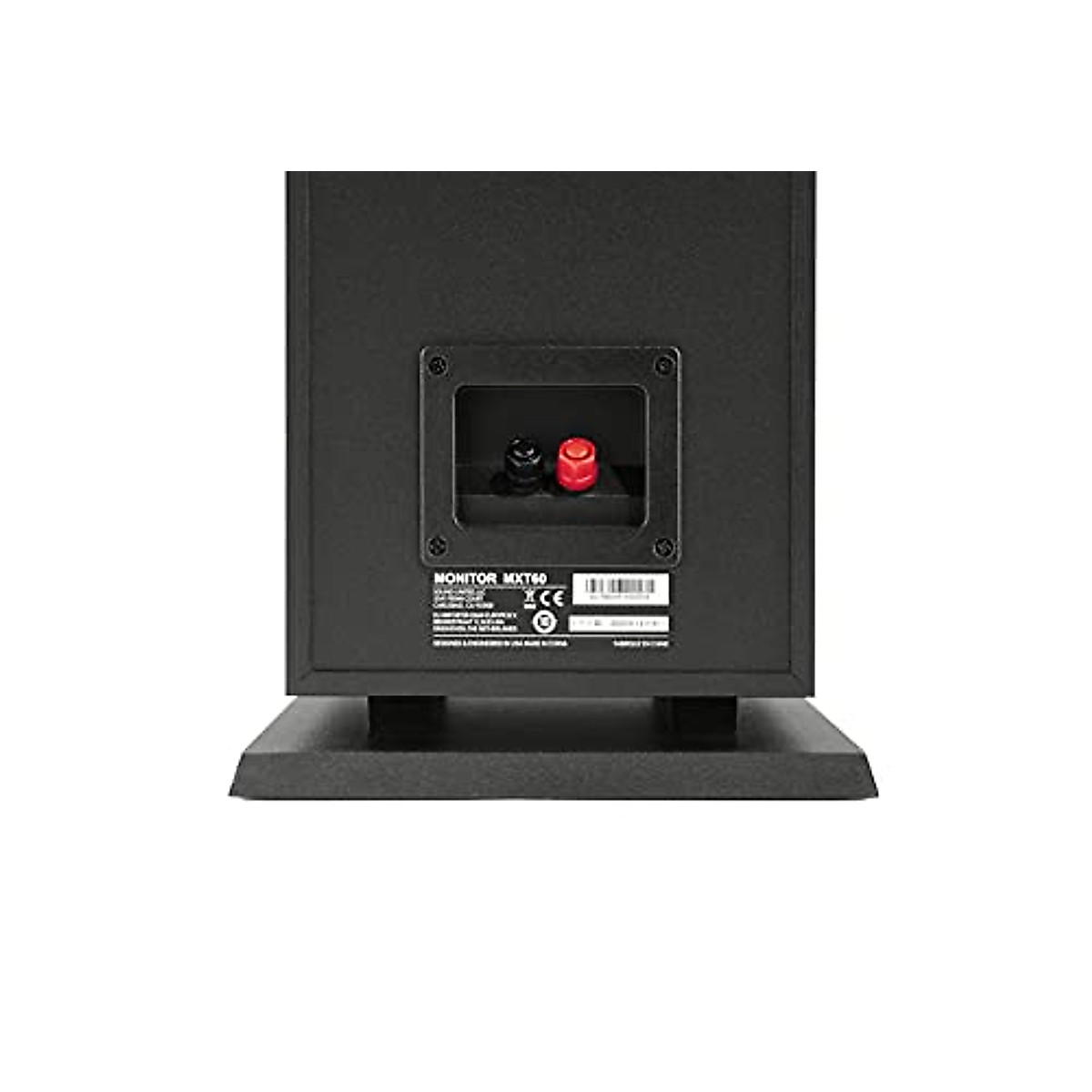 Polk Monitor XT60 Tower Speaker - Hi-Res Audio Certified, Dolby Atmos, DTS:X & Auro 3D Compatible, 1" Tweeter, 6.5" Dynamically Balanced Woofer, (2) 6.5" Passive Radiators (Single, Midnight Black)