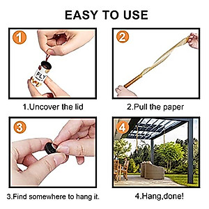 Stingmon 20 Rolls Sticky Fly Strips, Fly Traps for Indoor, Fly Traps Outdoor, Fruit Fly Glue Traps, Fly Ribbon Fly Paper Fly Tape Fly Catcher Killer for Gnat