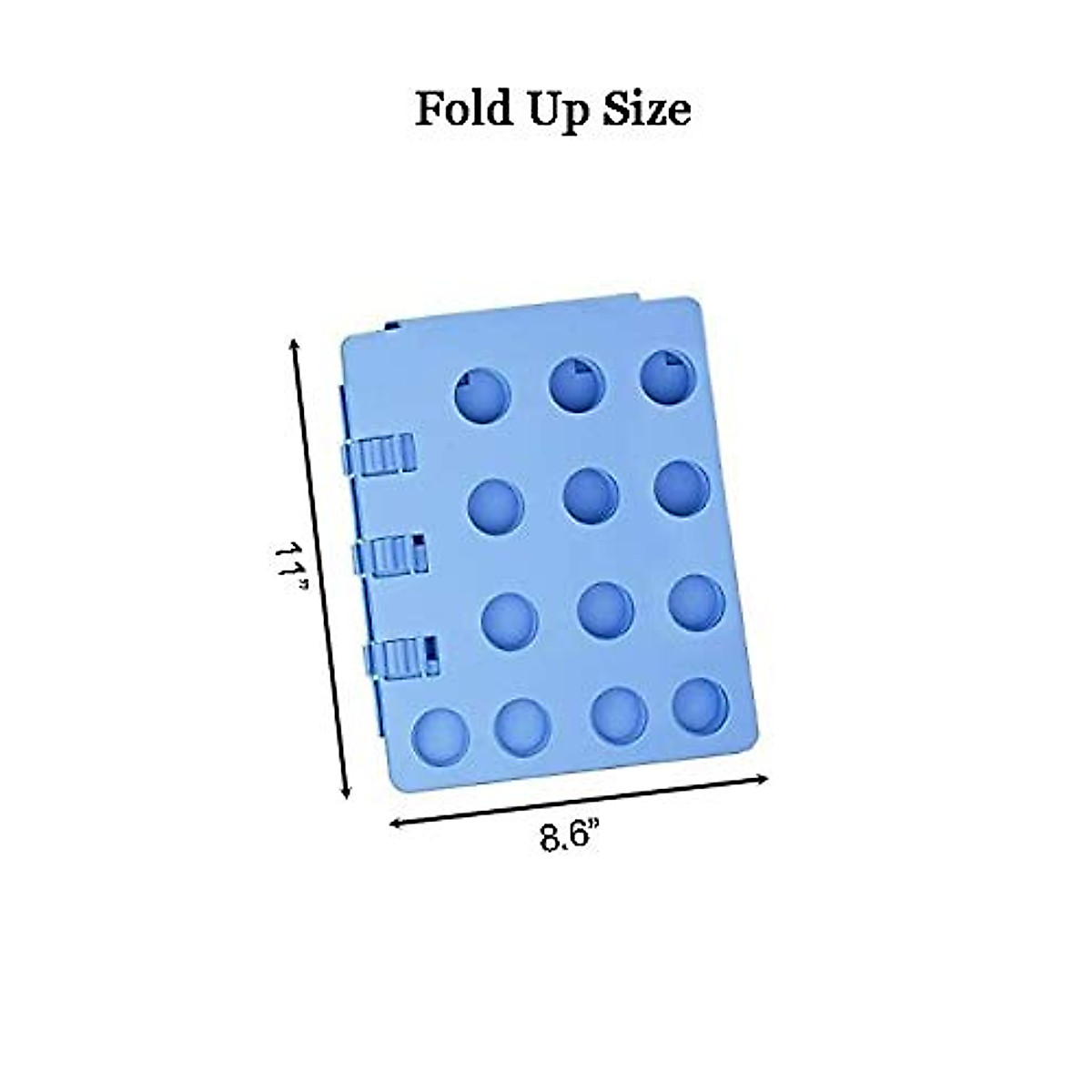 Sutekus Clothes Folder Shirt Folding Board T-Shirt Folder Easy and Fast Flipfold for Adults & Kids 2 Pack (Blue)