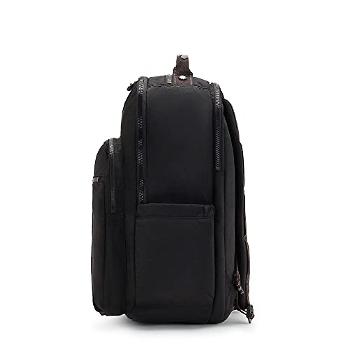 Kipling Women's Seoul Extra Large 17” Laptop Backpack, Durable, Roomy with Padded Shoulder Straps, Bag, True Black 2, 13.5" L x 18.25" H x 7.75" D