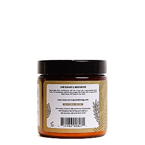 Jamaican Black Castor Oil Coconut Hair Food 4 oz | Seals, Softens, Defines & Promotes Hair Growth | Traditional Handmade Jamaican Black Castor Oil & Coconut |