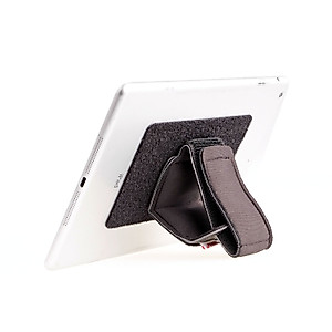 TFY Padded Hand-Strap Plus Hook & Loop Fastening Tape Adhesive Patch - DIY Detachable Hand-Strap for Smartphone, Tablet PC and More - iPhones - iPad Pro 9.7/12.9 Inch and Other Tablets