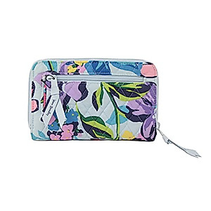 Vera Bradley Turnlock Wallet RFID Protection, Marian Floral