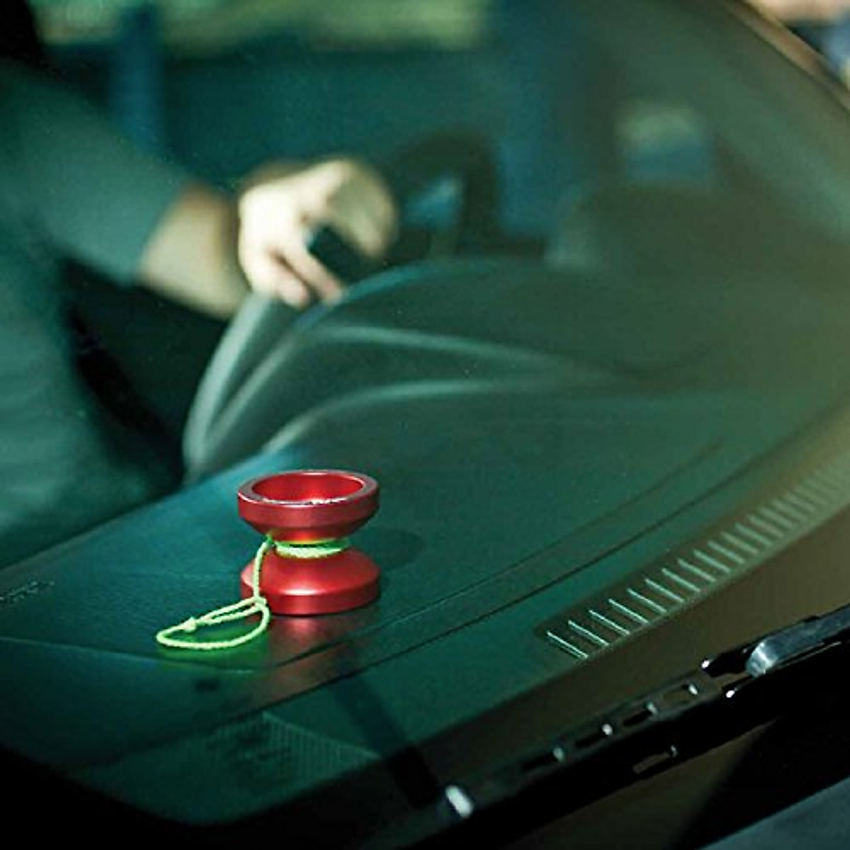 YoyoFactory Dv888 - A Simple and Comfortable Beginner Friendly Yoyo - Comes with Extra String & Pre Tied Finger Loop - Constructed from Aircraft Grade Aluminum - for Novice and Advanced Tricks Black