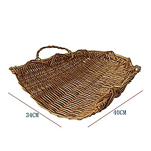 UXZDX Baking Bread Basket Pastry Basket, Creative Wicker Basket Bread Basket Decoration Basket
