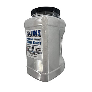 #10 Premium Glass Beads - Fine - 12 lbs/5.44 kg - Blasting Media - 100-170 US Mesh