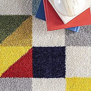 nuLOOM Triangle Geometric Area Rug, 5' x 8', Multi