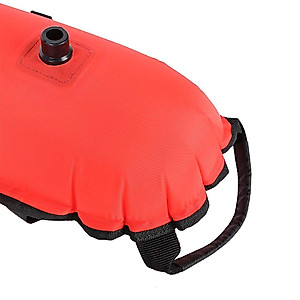 Scuba Buoy Dive Flag, Scuba Torpedo Buoy Diver Down Flag Buoy Scuba Diving Inflation Torpedo Buoy Signal Ball & Flag