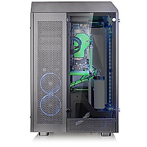 Thermaltake Tower 900 Black Edition Tempered Glass Fully Modular E-ATX Vertical Super Tower Computer Chassis CA-1H1-00F1WN-00
