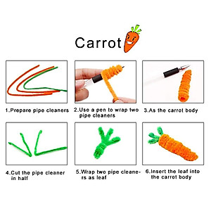 100pcs Pipe Cleaners Chenille Stems for DIY Art Supplies Craft Projects 6mmx30cm Christmas Pipe Cleaners Decoration, White