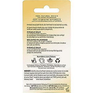 Burt's Bees 100% Natural Origin Goodness Glows Miracle Balm, Hydrates and Softens Dry Skin From Head To Toe, 0.6 Ounce Tin