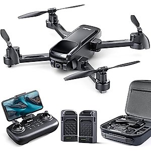 Ruko U11S Drones with Camera for Adults 4k, Built-in Remote ID, 120° FOV, GPS Auto Return, 40 Mins Flight, 5G Live Transmission, Foldable FPV Drones for Beginners with Follow Me, Circle Fly, Waypoint