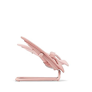 Cybex Lemo Self-Bouncing Baby Bouncer for Playing and Relaxing with Adjustable Harness and Breathable Mesh Backrest, Comfort Inlay with Head Hugger, and Stand, Pearl Pink