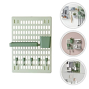 Cabilock 8pcs Rustic Floating Wall Shelves Decorative Storage Rack Bedroom Kitchen Shelving Rustic Storage Holder