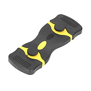 Razor Blade Scraper 2Pcs Multi Purpose Cleaning Razor Scraper 2 in 1 Razor Scraper Tool Glass Scraper for Windows Decals Tint(Black+Yellow)