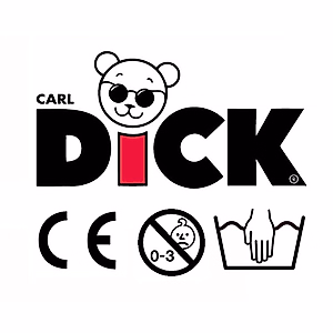 Carl Dick Australian Shepherd Dog Lying 17 inches, 45cm, Plush Toy, Soft Toy, Stuffed Animal 3434